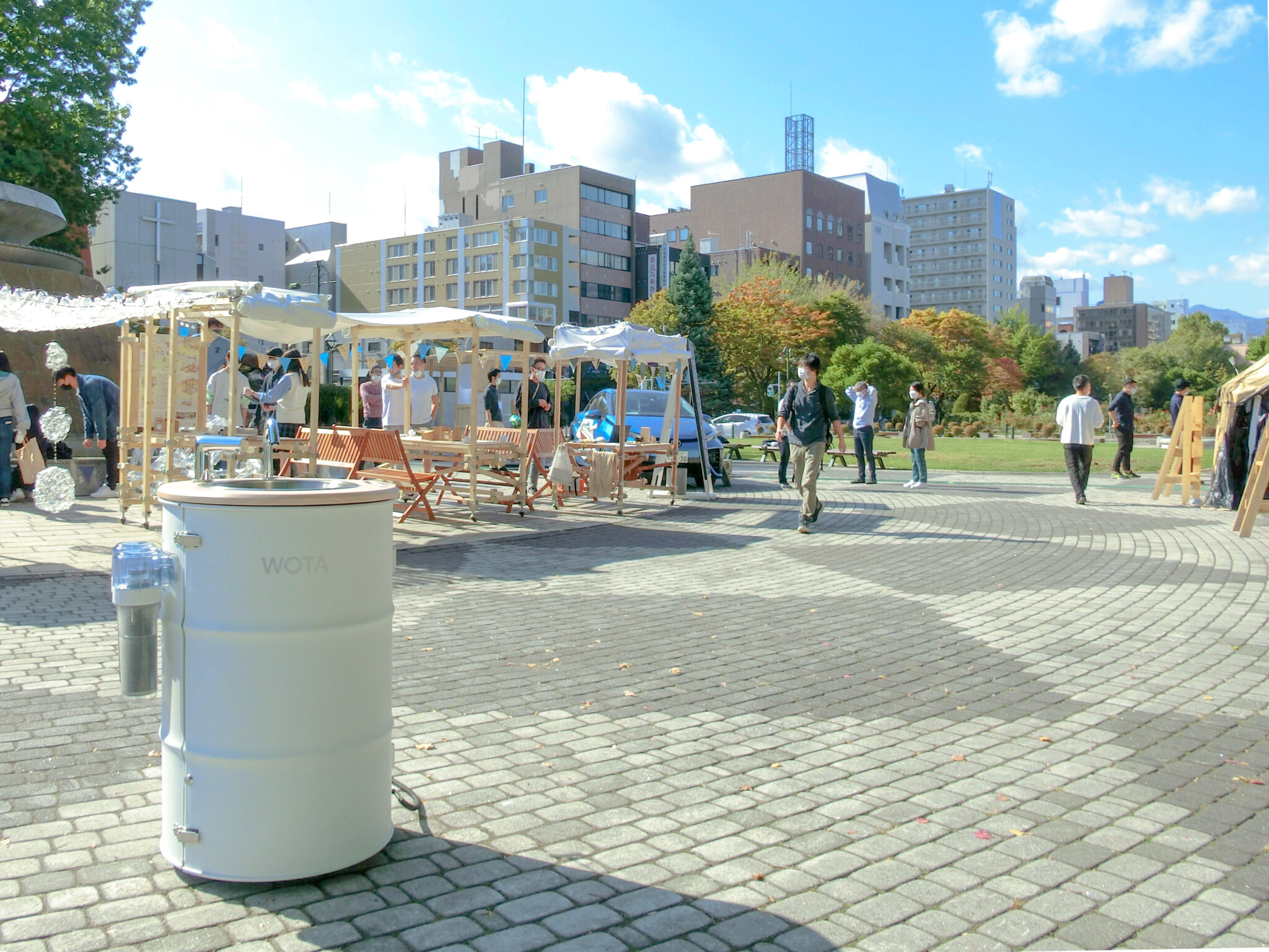 札幌都心プレイスメイキング実行委員会 – 導入事例 | WOSH | WOTA株式会社