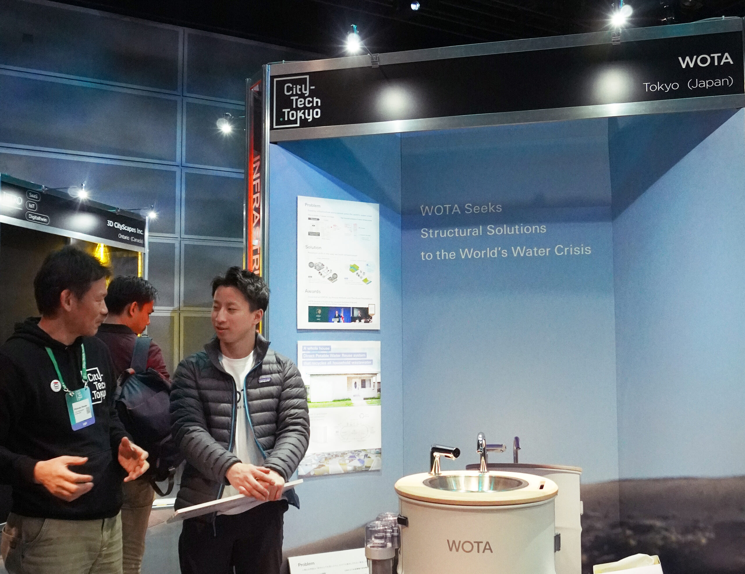 City-Tech.Tokyo 2日目、代表前田がセッションに登壇。宮坂学東京都副知事がブースに来訪されました。 | WOTA株式会社 l Water Freedom for Everyone ...