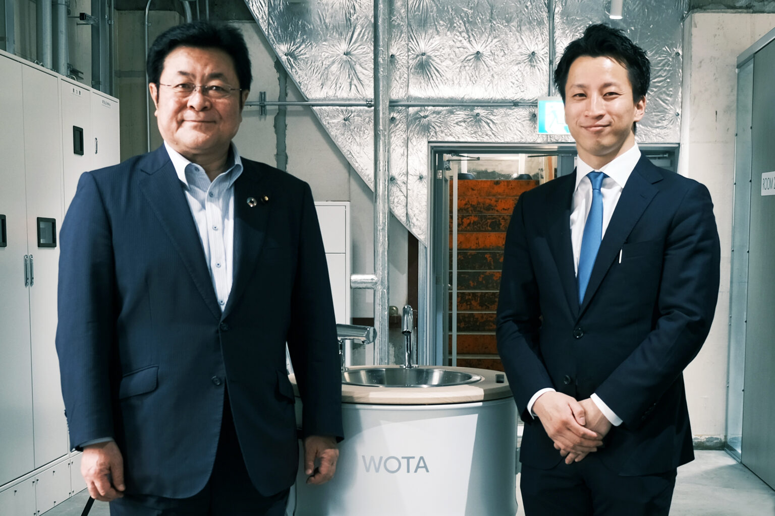 西村明宏環境大臣が技術視察として、弊社にご来社されました。 | WOTA株式会社 l Water Freedom for Everyone,Everywhere