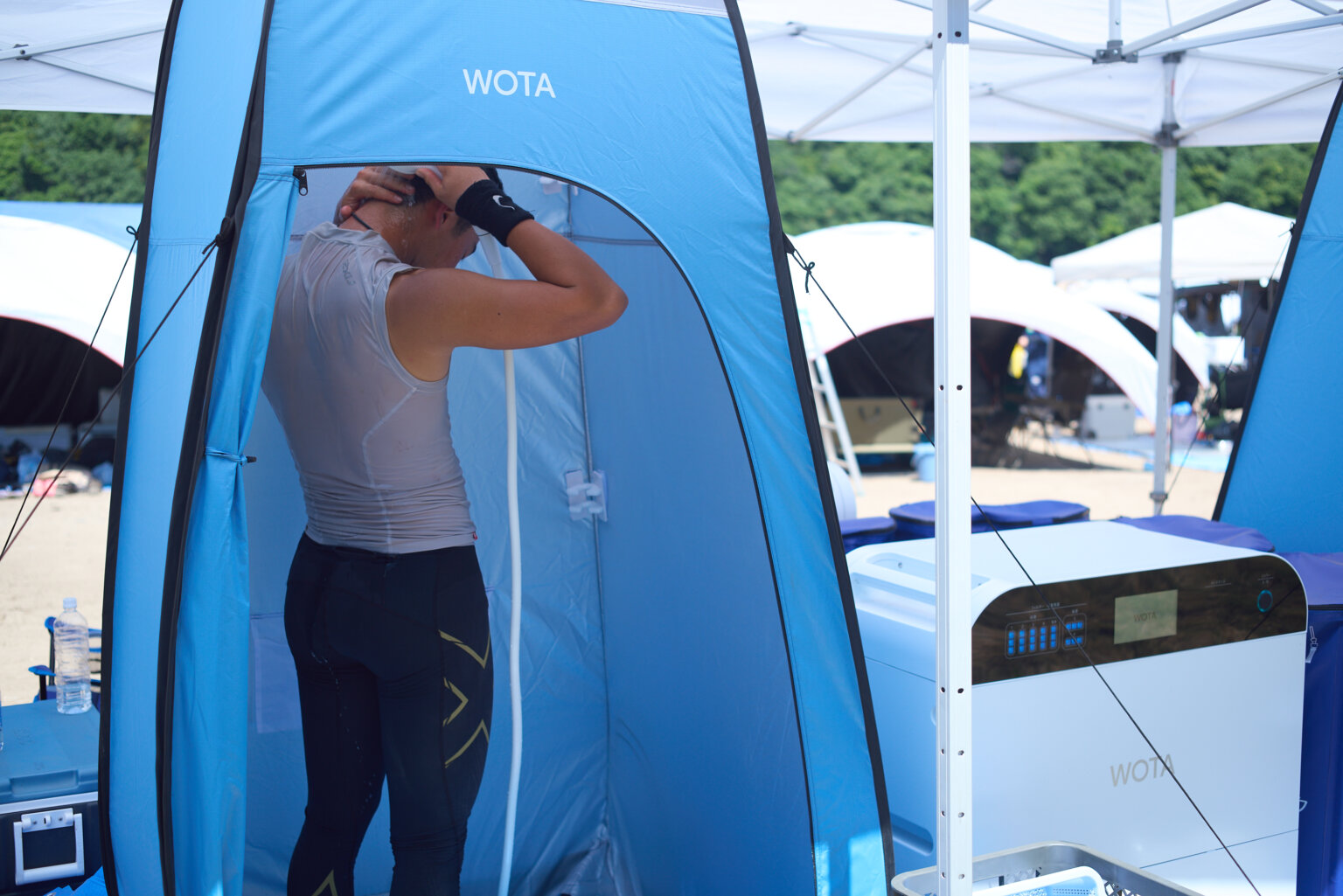 島根県美郷町で開催の「全国高校総体カヌー競技大会」にて、「WOTA BOX」が選手のシャワー利用に活用されました | WOTA株式会社 l Water Freedom for Everyone ...